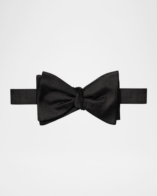 Eton Men's Textured Silk Bow Tie | Neiman Marcus