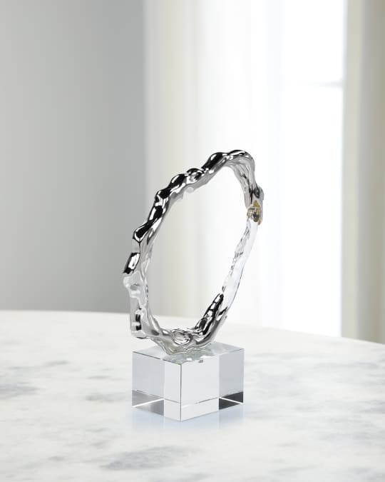 John-Richard Collection Metallic Ice Sculpture, Small | Neiman Marcus