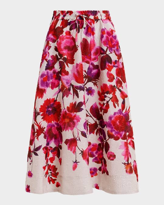 Essentiel Antwerp Harbour Wide A-Line Skirt | Neiman Marcus