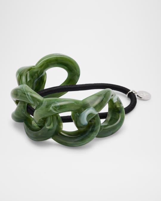 Lelet Ny Elena Marble Chain Ponytail Cuff | Neiman Marcus