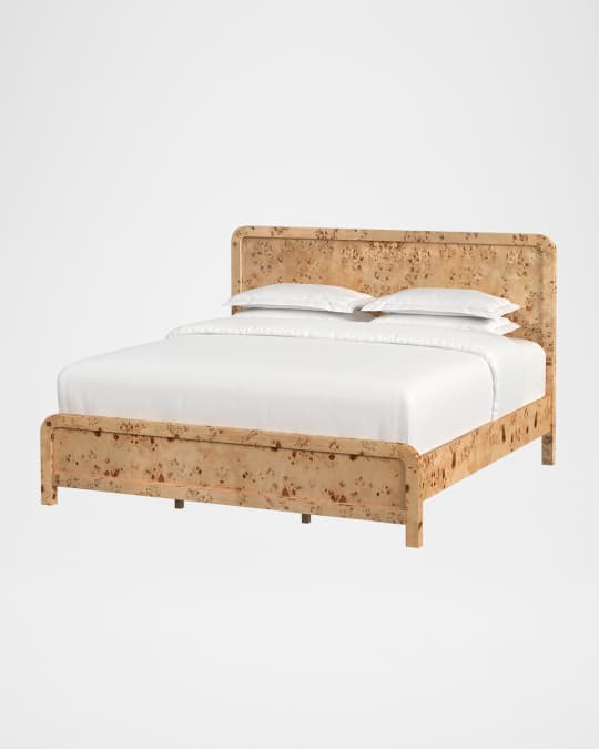 Butler Specialty Co Cora Burl King Panel Bed | Neiman Marcus