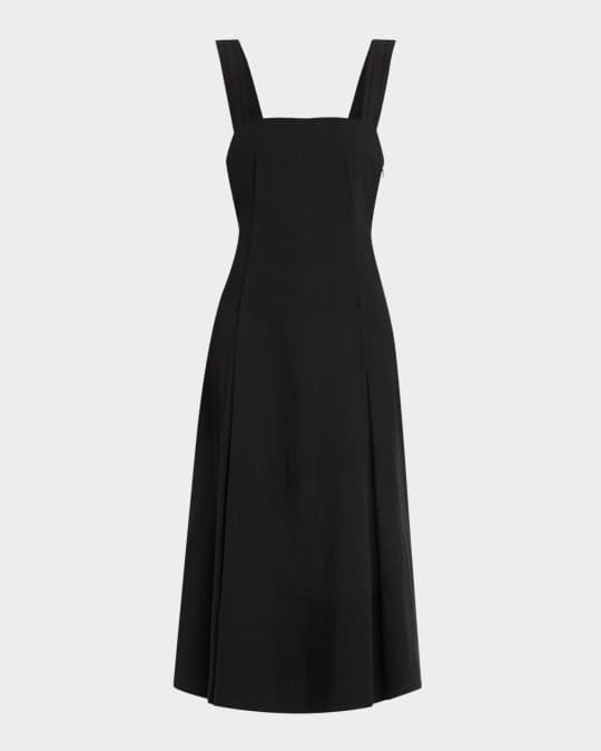 Vince Sleeveless Linen-Blend Cami Dress | Neiman Marcus