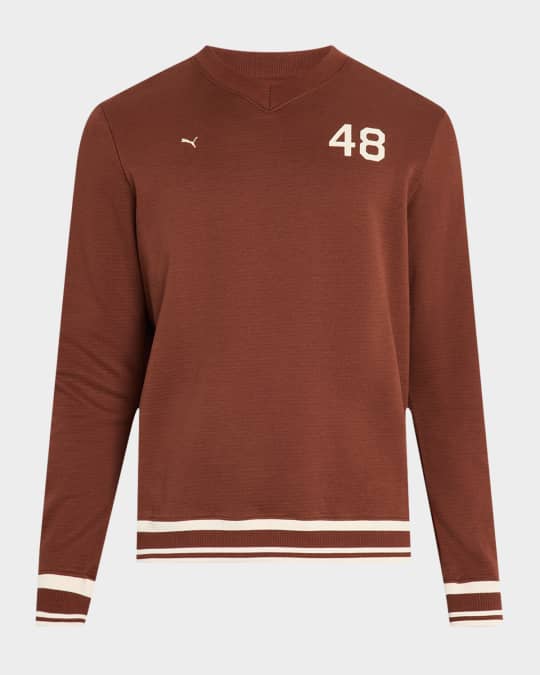 Puma x The Brooklyn Circus Men's V-Neck Sweatshirt | Neiman Marcus