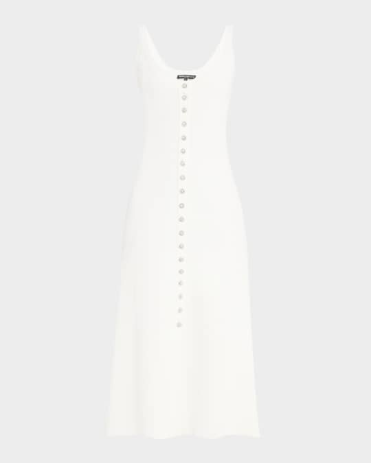 Generation Love Sharon Sleeveless Crystal-Button Sweater Dress | Neiman ...