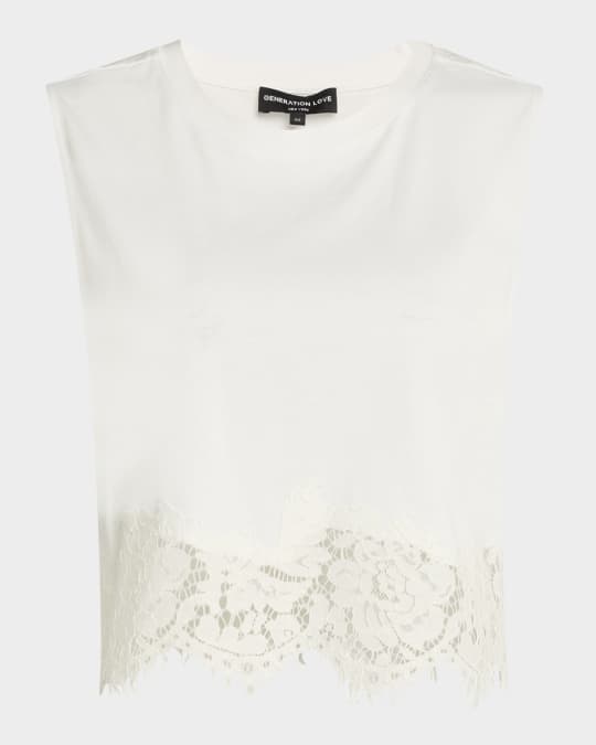 Generation Love Palani Lace Combo Top | Neiman Marcus