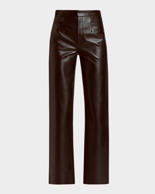 LaMarque Imani Recycled Leather Pants | Neiman Marcus