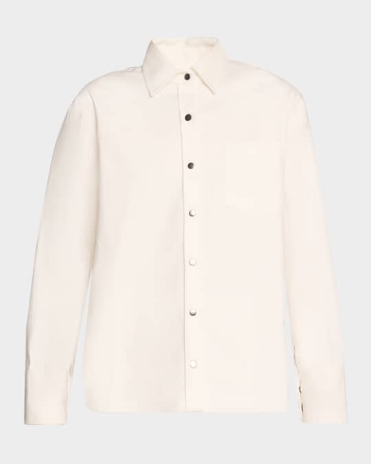 MARIA MCMANUS Oversized Snap Shirt | Neiman Marcus