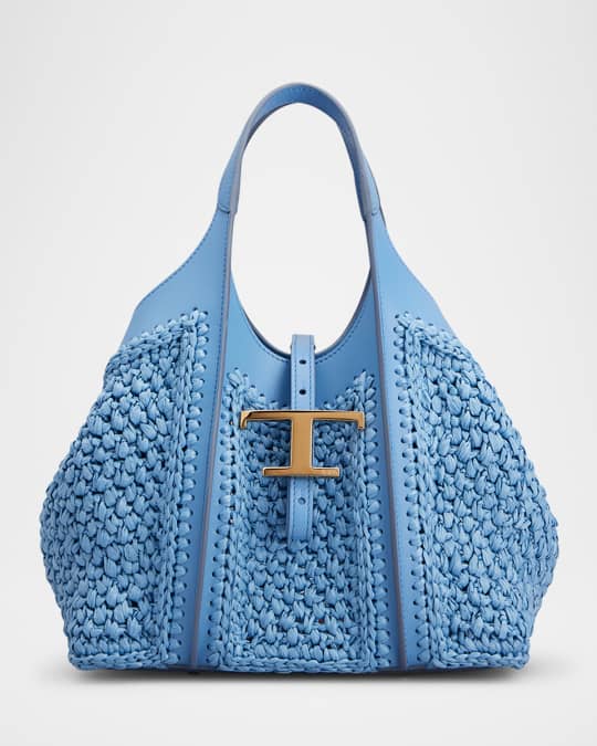 Tod's Mini Crochet Shopping Tote Bag | Neiman Marcus