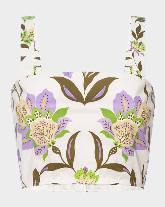 MISA Los Angeles Lois Crop Top | Neiman Marcus