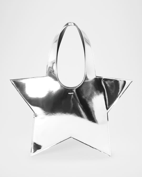 Coperni Mini Mirrored Star Tote Bag | Neiman Marcus