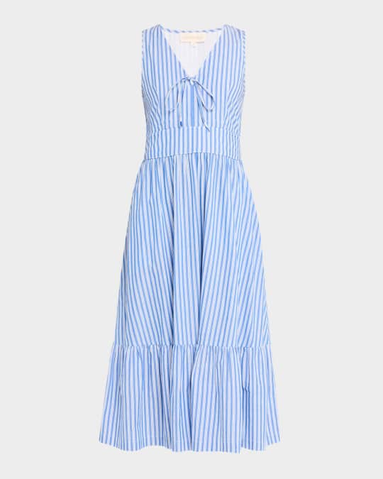 LOVE THE LABEL Rosanna Striped Maxi Dress | Neiman Marcus