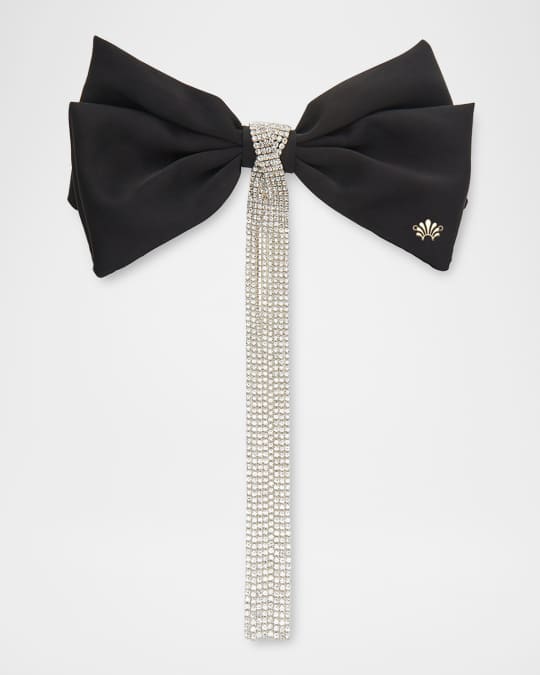 Lele Sadoughi Kristina Crystal Bow Barrette | Neiman Marcus