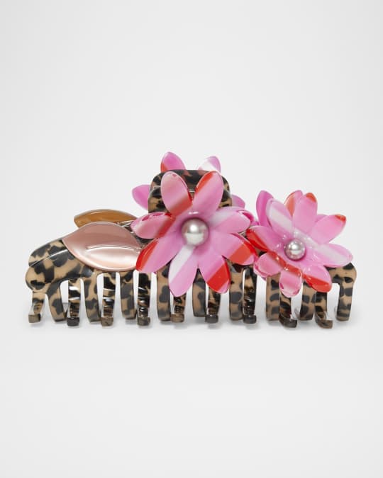 Lele Sadoughi Petunia Claw Clip | Neiman Marcus