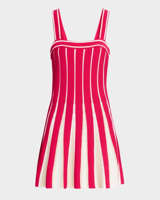Ramy Brook Eloise Striped Knit Mini Dress | Neiman Marcus