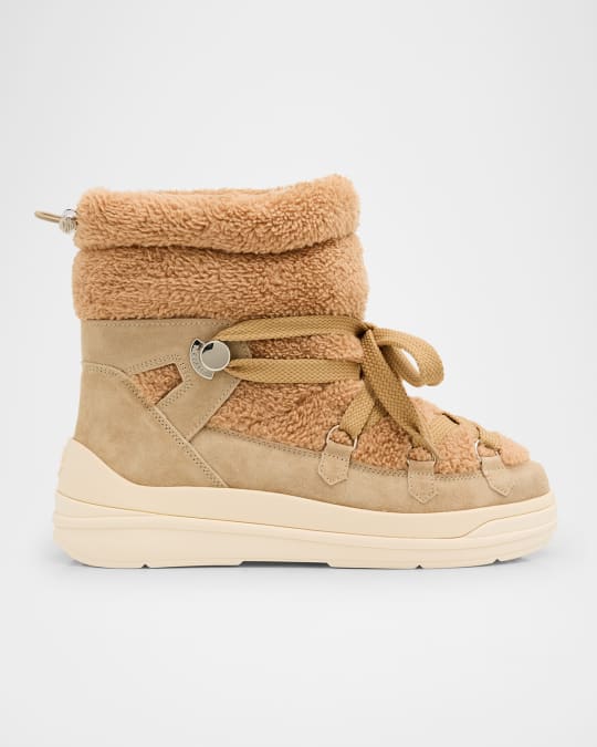 Moncler Insolux Fleece Snow Boots | Neiman Marcus