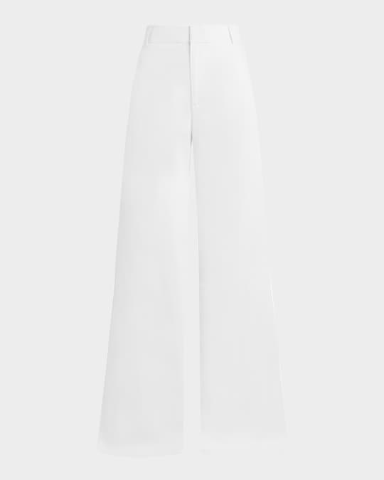 Favorite Daughter The Jones Linen Wide-Leg Pants | Neiman Marcus