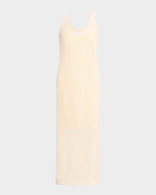 Toccin Kayla Crochet Tank Midi Dress | Neiman Marcus