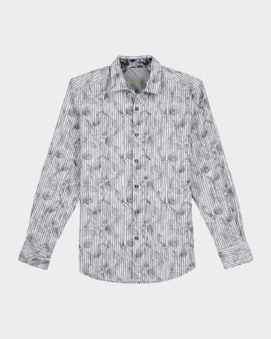 Robert Graham Men's Lagos Jacquard Sport Shirt | Neiman Marcus