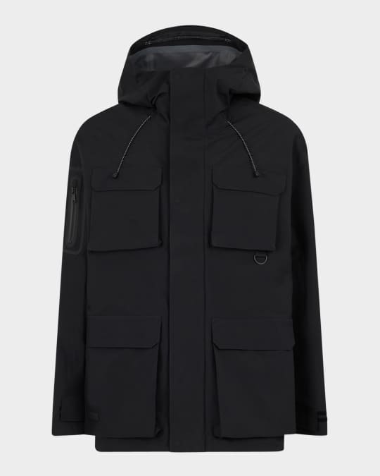 Moose Knuckles Men's Mansfield Rain Jacket | Neiman Marcus