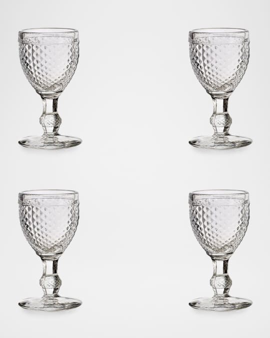 Vista Alegre Bicos Clear 2 oz. Cordial Glasses, Set of 4 | Neiman Marcus