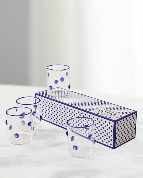 Jonathan Adler Dottie Rocks Glasses, Set of 4 | Neiman Marcus