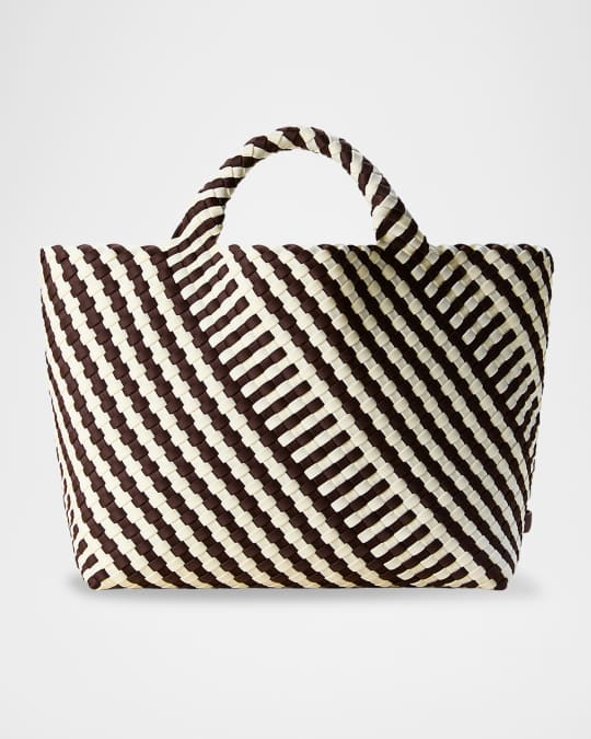 NAGHEDI St. Barths Medium Geo Woven Tote Bag | Neiman Marcus