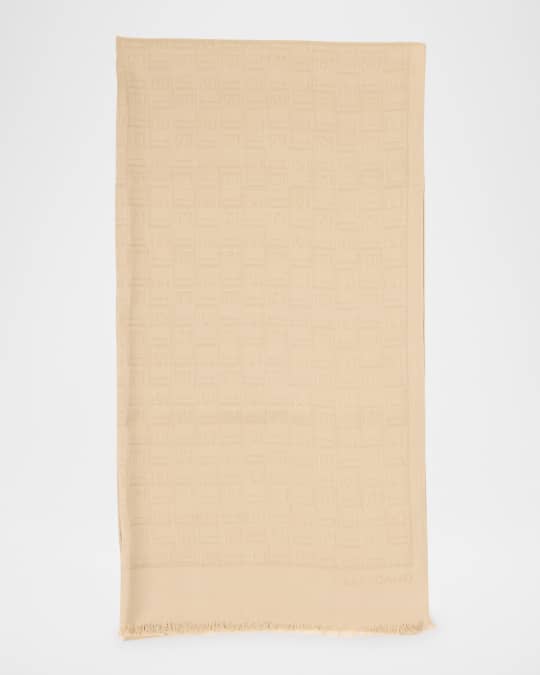 Ferragamo Safari Monogram Silk Wool Scarf | Neiman Marcus