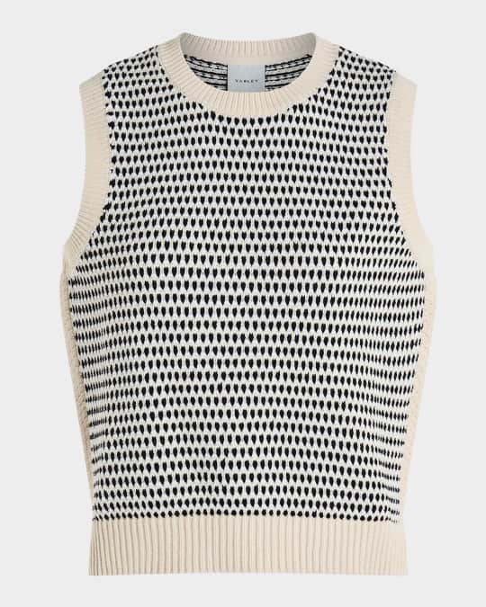 Varley Knowles Textured Knit Vest | Neiman Marcus