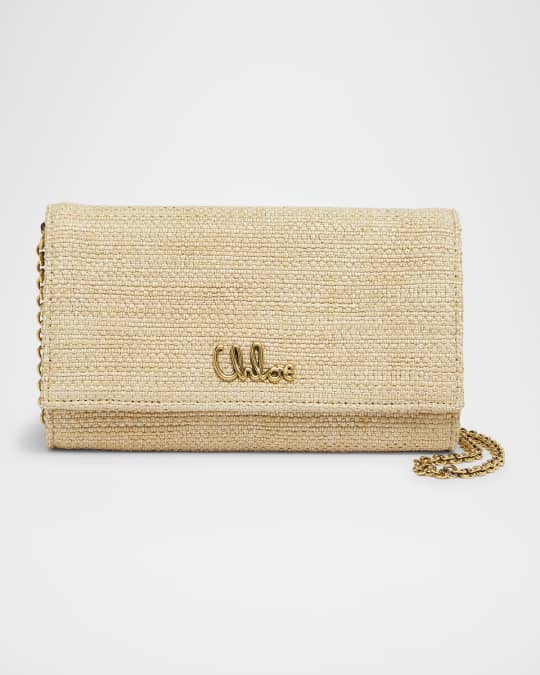 Chloe Iconic Logo Flap Crossbody Bag | Neiman Marcus