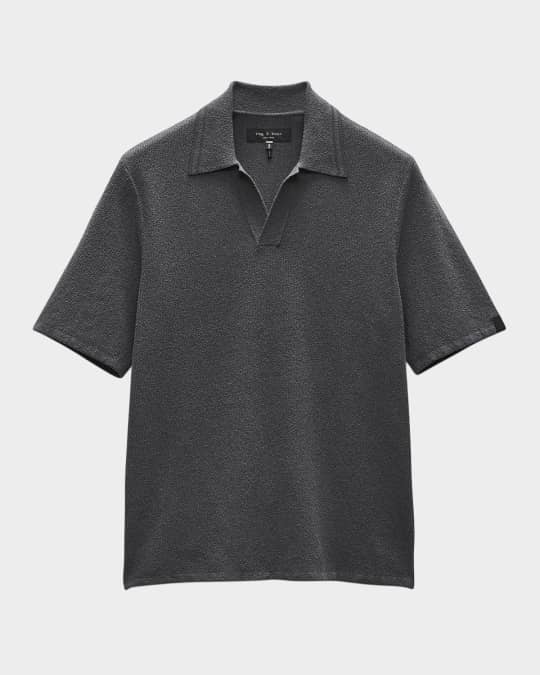 Rag & Bone Men's Zuma Toweling Polo Shirt | Neiman Marcus