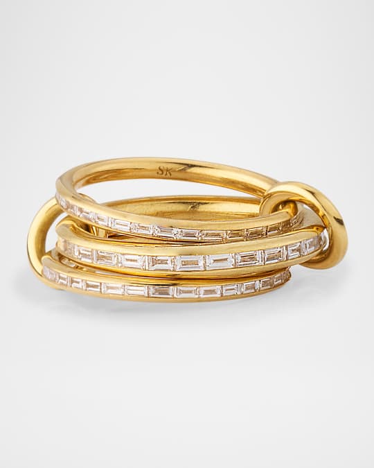 Spinelli Kilcollin Seraph 18K Yellow Gold Ring with Diamonds | Neiman Marcus