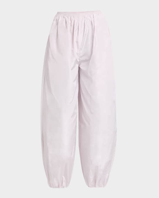 ALAIA Balloon Silk Taffeta Pants | Neiman Marcus