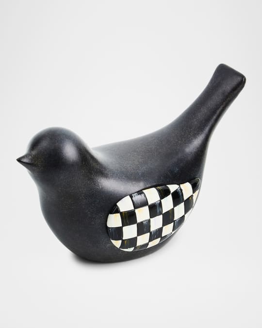 MacKenzie-Childs Courtly Check Birdy Hide-A-Key | Neiman Marcus