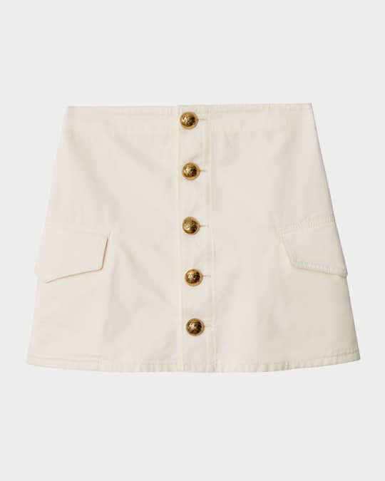 Burberry Cotton Mini Skirt | Neiman Marcus