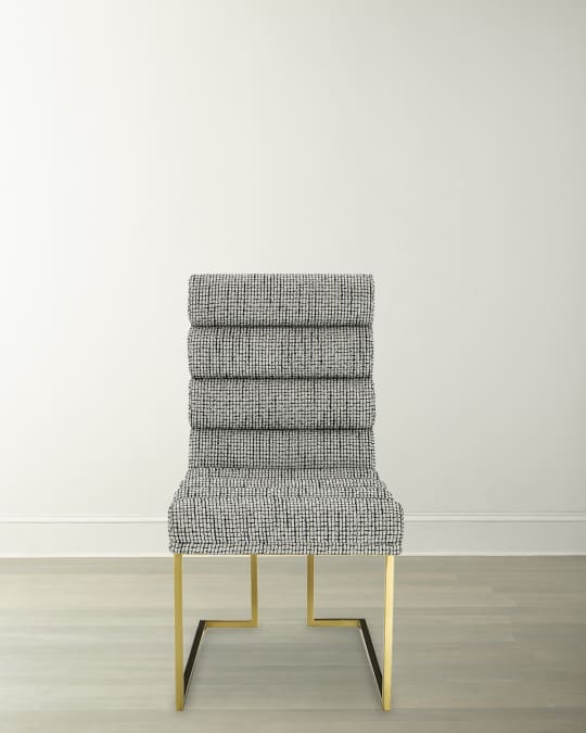 Jonathan Adler Channeled Goldfinger Dining Chair | Neiman Marcus