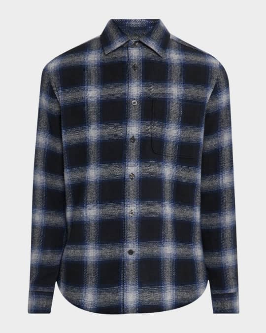 Reiss Men's Crosby Check Overshirt | Neiman Marcus