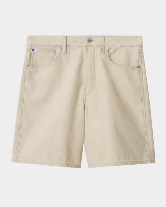 Burberry Men's EKD Denim Shorts | Neiman Marcus