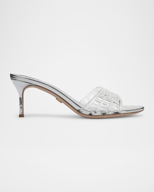 Veronica Beard Tia Jelly Stiletto Slide Sandals | Neiman Marcus