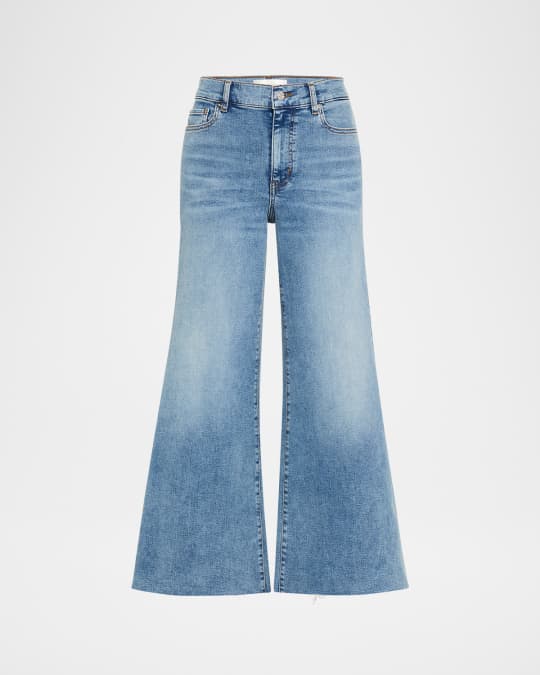 FRAME Le Palazzo Crop Jeans | Neiman Marcus