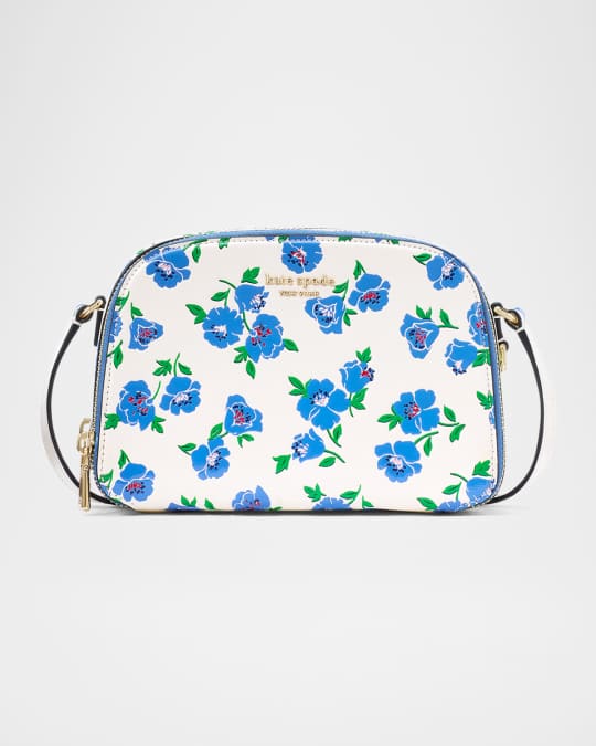 kate spade new york devin double zip springtime blooms leather ...