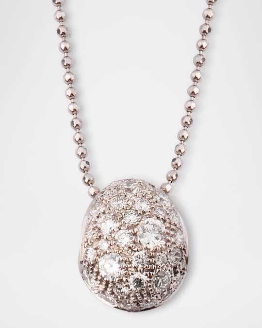 Graziela Gems 18K White Gold Diamond Bahia Pendant Necklace | Neiman Marcus