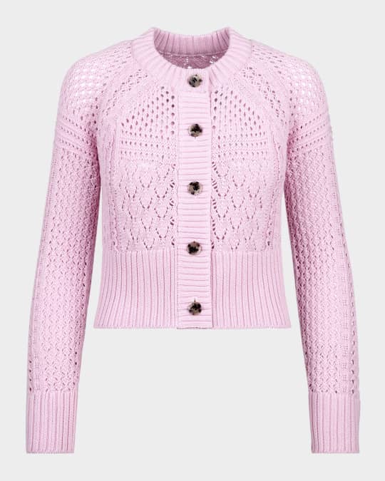 Smythe Crochet Cardigan | Neiman Marcus