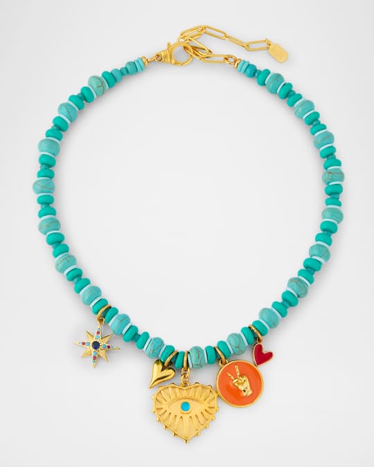 Elizabeth Cole Bellatrix Charm Necklace | Neiman Marcus
