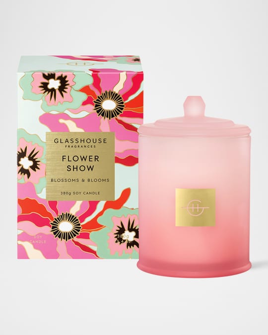 GLASSHOUSE FRAGRANCES Flower Show Candle, 13.4 oz. | Neiman Marcus