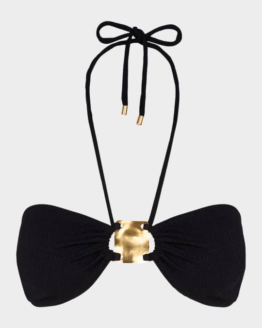 Vix Firenze Cleo Halter Bandeau Bikini Top | Neiman Marcus