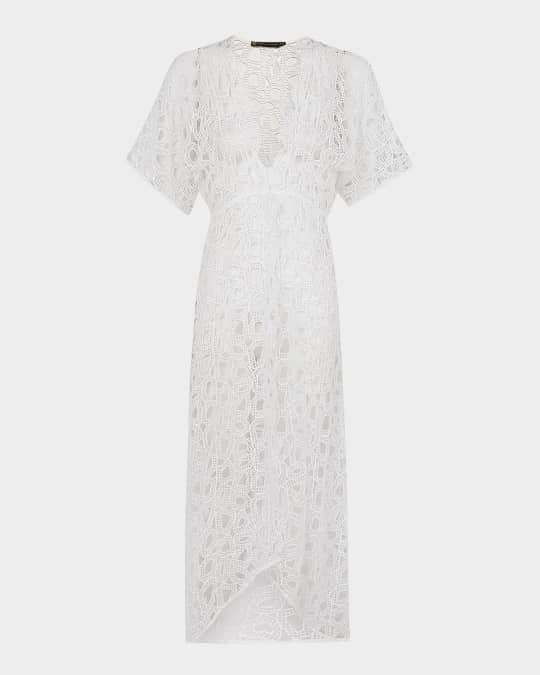Vix Eyelet Arie Long Coverup | Neiman Marcus