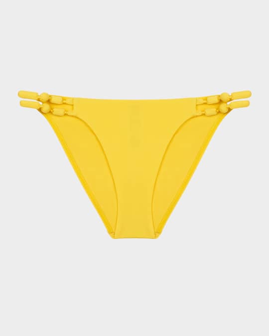 Vix Solid Atena Detail Full Bikini Bottoms | Neiman Marcus