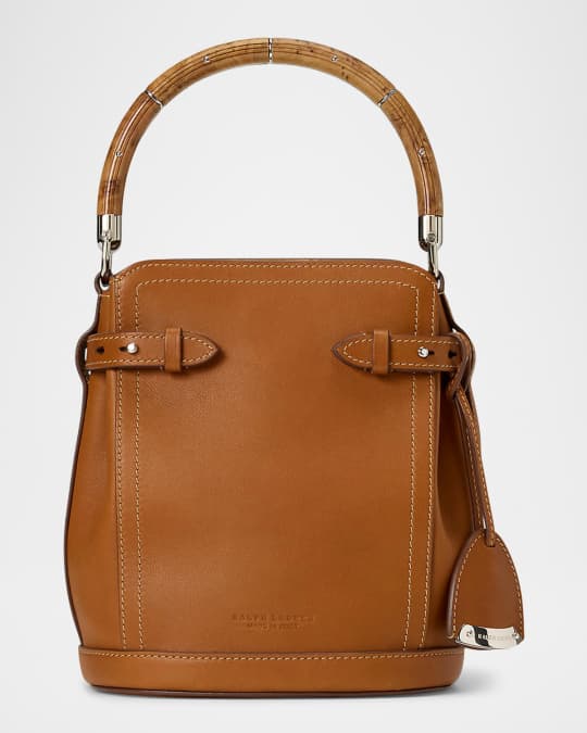 Ralph Lauren Collection The Ralph Small Leather Bucket Bag | Neiman Marcus