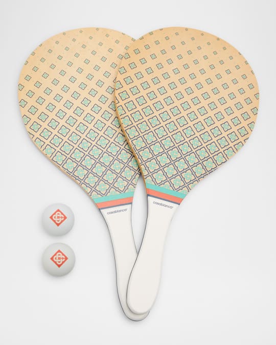 CASABLANCA Men's Monogram Beach Bat and Ball Set | Neiman Marcus