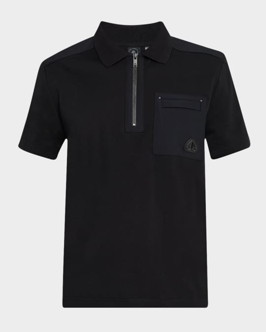 Moose Knuckles Men's Dalon Polo Shirt | Neiman Marcus